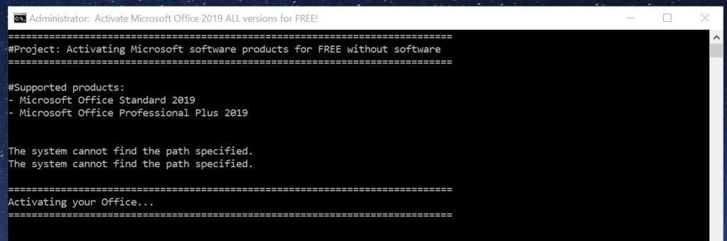 Microsoft Office 2019 CMD ile Programsız Etkinleştirme » İnceleGo
